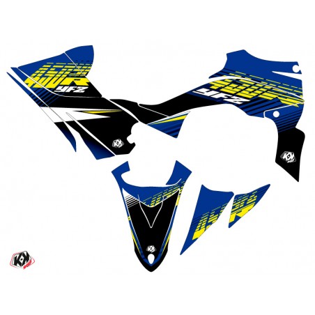 KIT DÉCO QUAD FLOW YAMAHA 450 YFZ R JAUNE