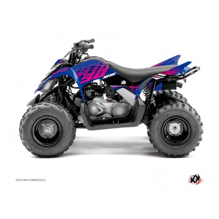 KIT DÉCO QUAD FLOW YAMAHA 90 RAPTOR ROSE